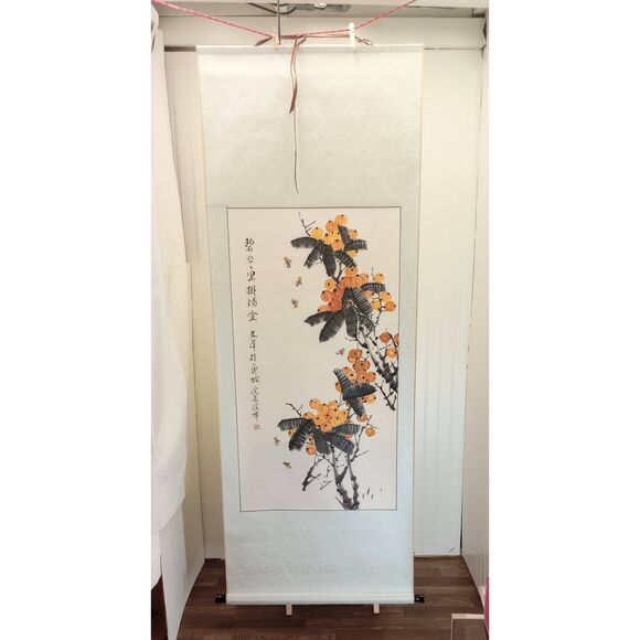 No Brand | Art | Vintage Chinese Hand Painted Scroll Art Decor Large ...